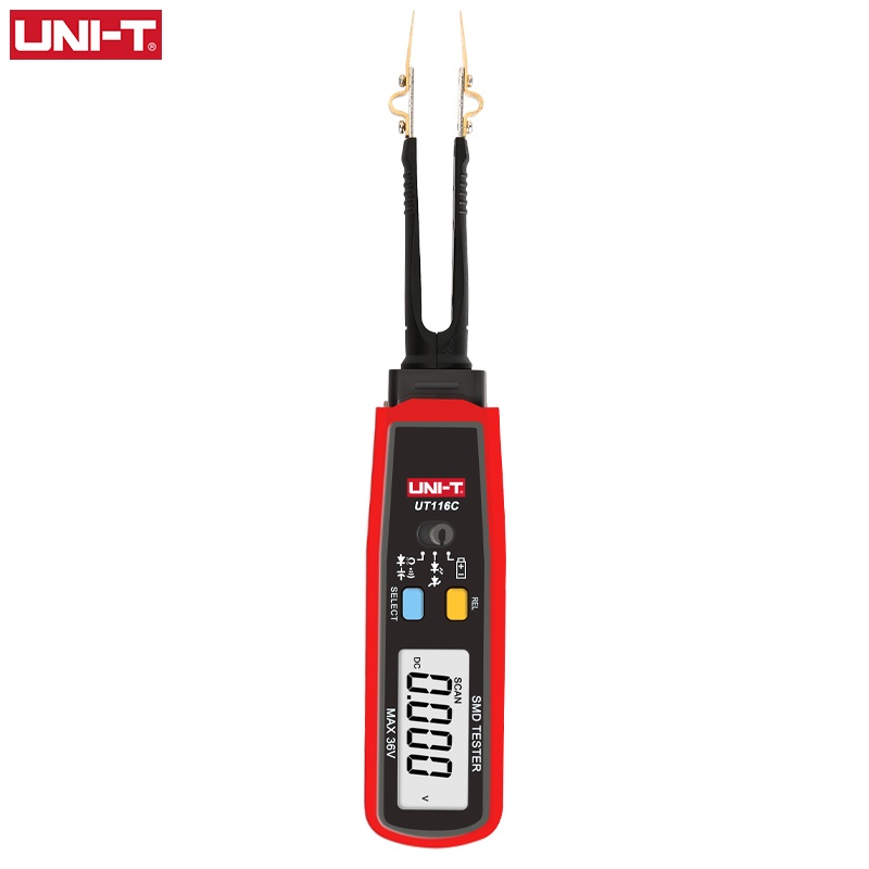 UNI-T UT116C SMD Tester 36V DC Voltage Battery Measurement Rotable ...