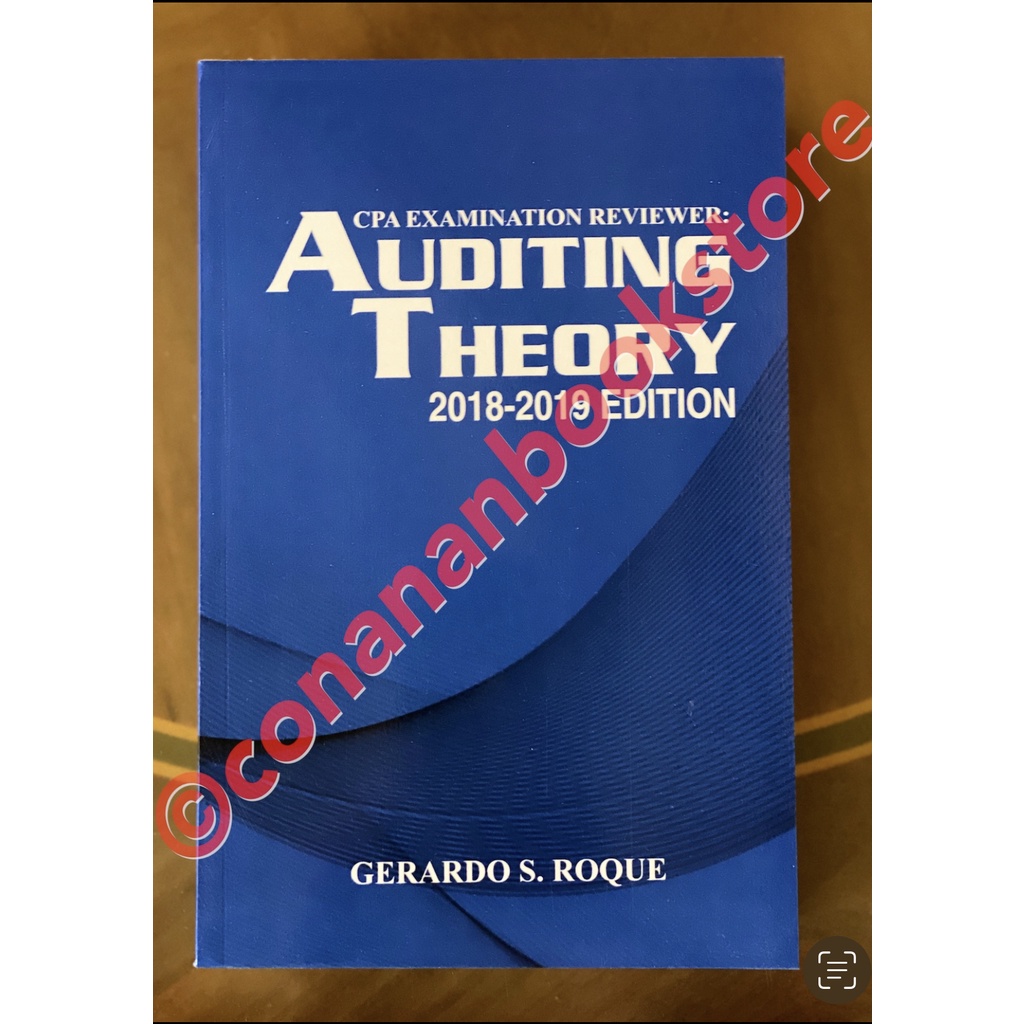 Auditing Theory, CPA Reviewer 2018-2019 by Gerardo Roque | Shopee ...