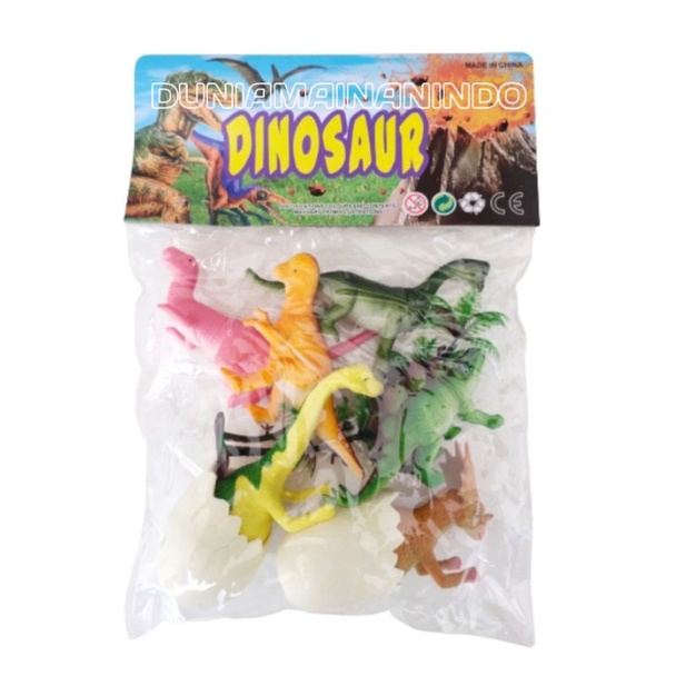 Rubber Dinosaur Toys Miniature Animals Set | Shopee Philippines