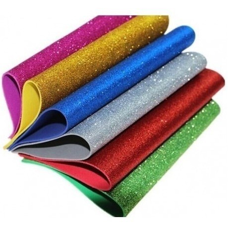 Paper Goma, DIYPaper Foam, Glitter Papel Decoration Assorted DIY Folded ...