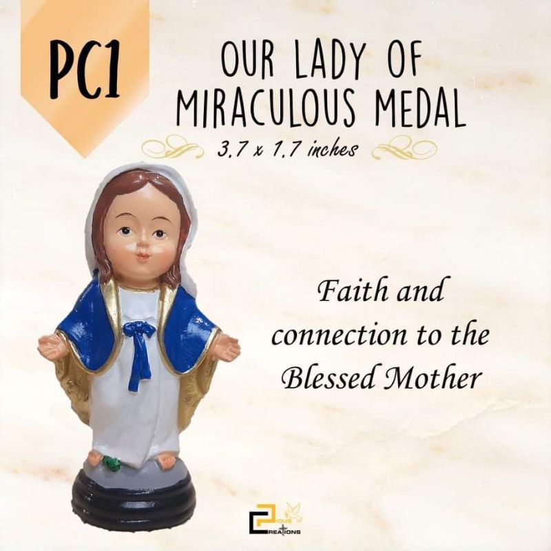 Chibi Mary - Our Lady of Miraculous Medal | Shopee Philippines