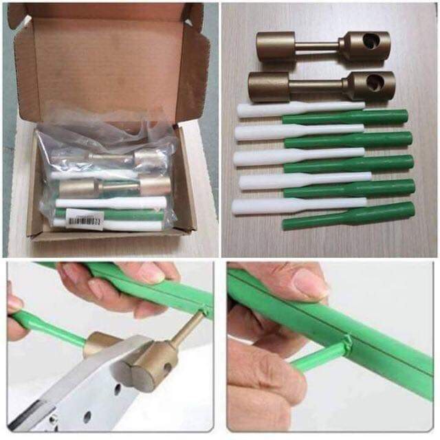 Ppr Heat Pipe Puncture Treatment Welding Head Set Type 7mm and 11mm ...