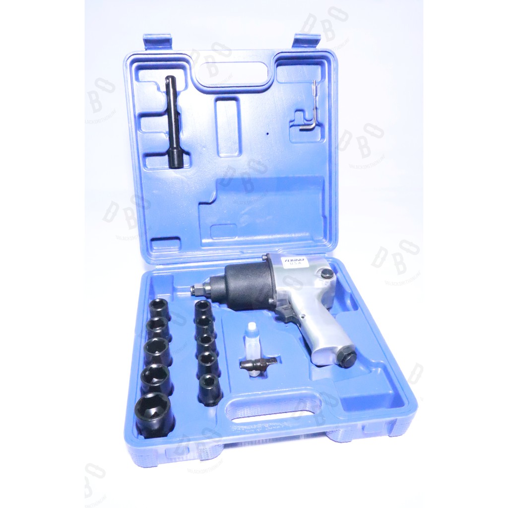 Flyman Twin Hammer Air Impact / Pneumatic Wrench 1/2" Drive | Shopee ...