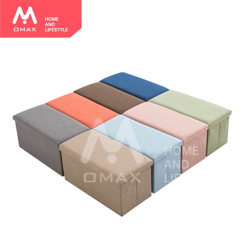 Footrest Foldable Storage Box/Storage Stool 30*30*30cm Foot Seat ...
