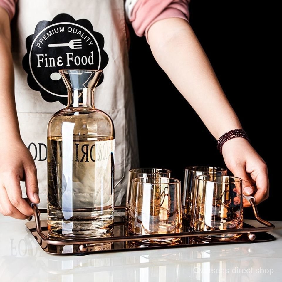 Colorful Simple Glass Household Water Cup European Feng Shui Cup Set ...