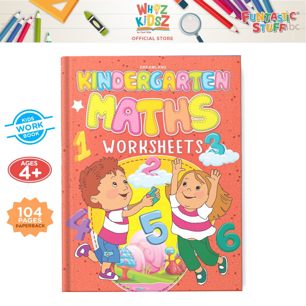 Whiz Kidsz Kindergarten Maths Worksheets, Books for Kids | Shopee ...