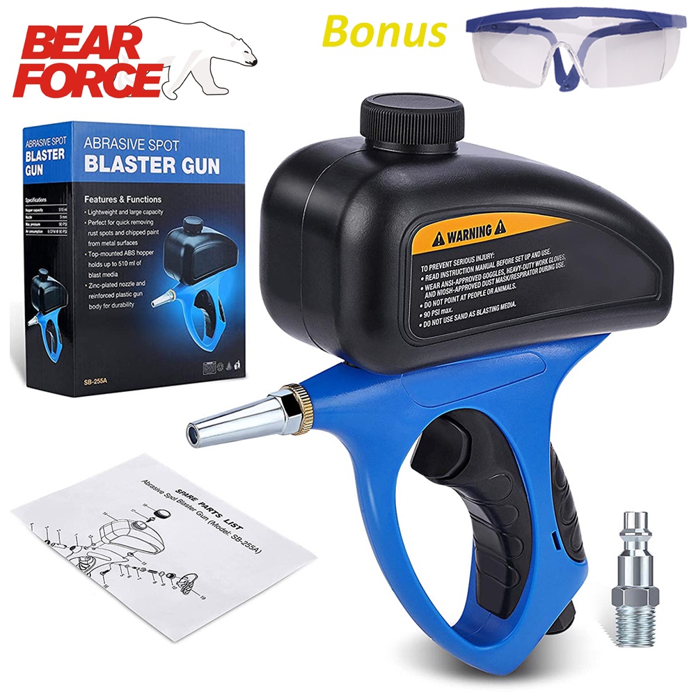 Air Sand Blaster Gun Kit Handheld Portable Pneumatic Tornado ...