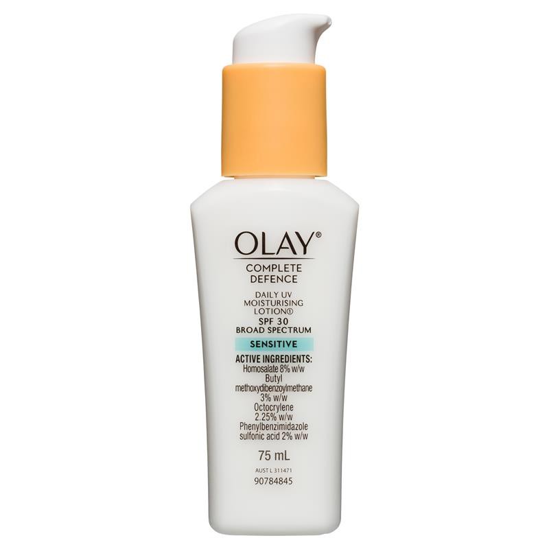 Olay Complete Defence Daily UV Moisturizing Lotion Sensitive SPF 30 ...