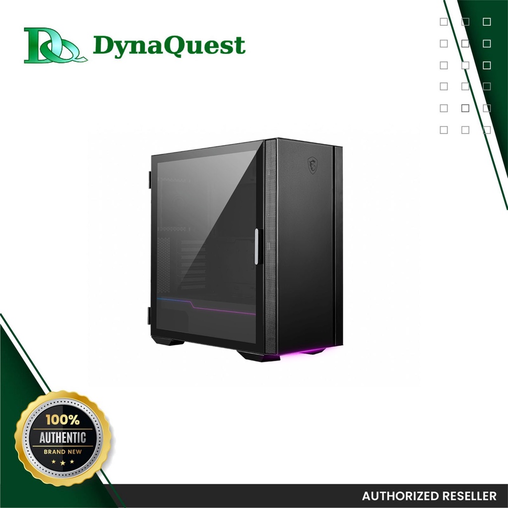 MSI MPG QUIETUDE 100S PC Case - Mid Tower Black | Shopee Philippines