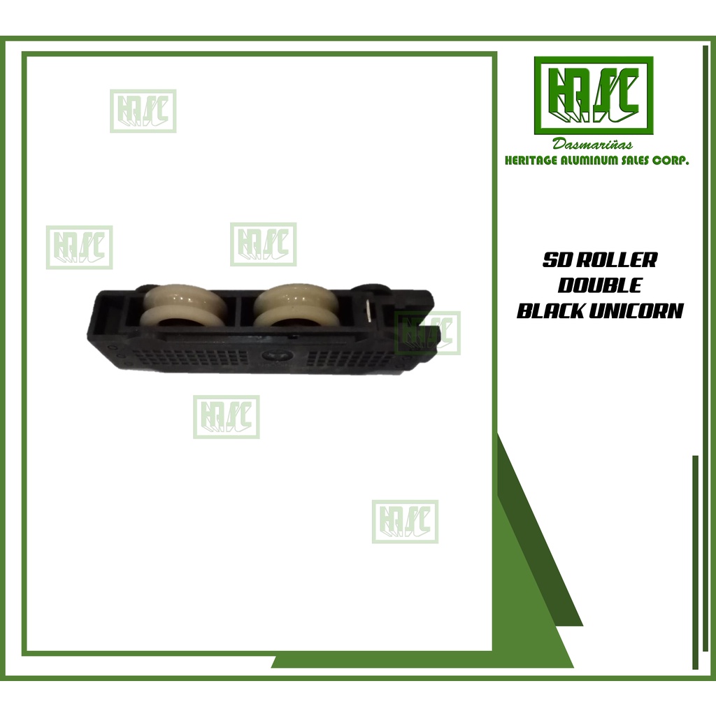 SD Roller Double (1pc) BLACK UNICORN for Aluminum Windows and Doors ...