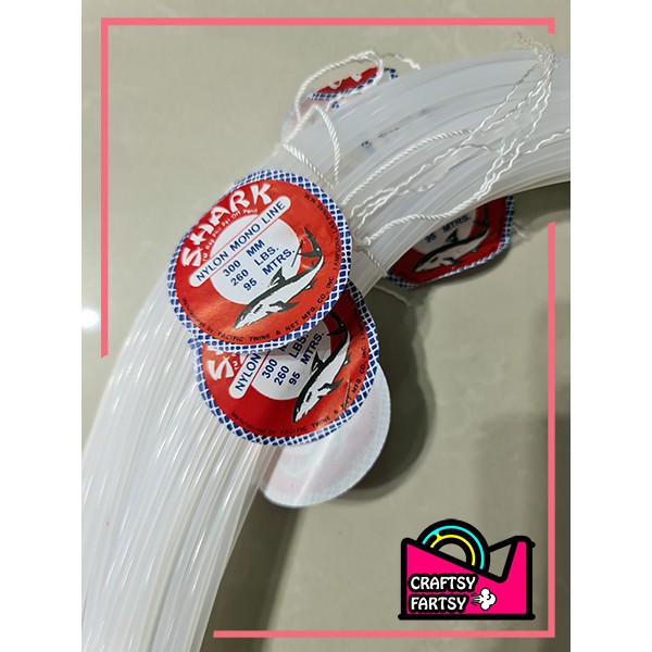 (PER METER) Nylon String / Nylon Monoline / Tansi / Labay / Grass ...