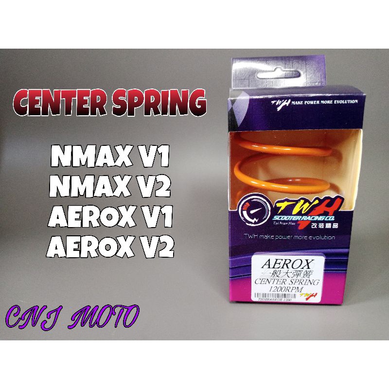 TWH CENTER SPRING-AEROX 1200 RPM (NMAX V1-V2, AEROX V1-V2) | Shopee ...