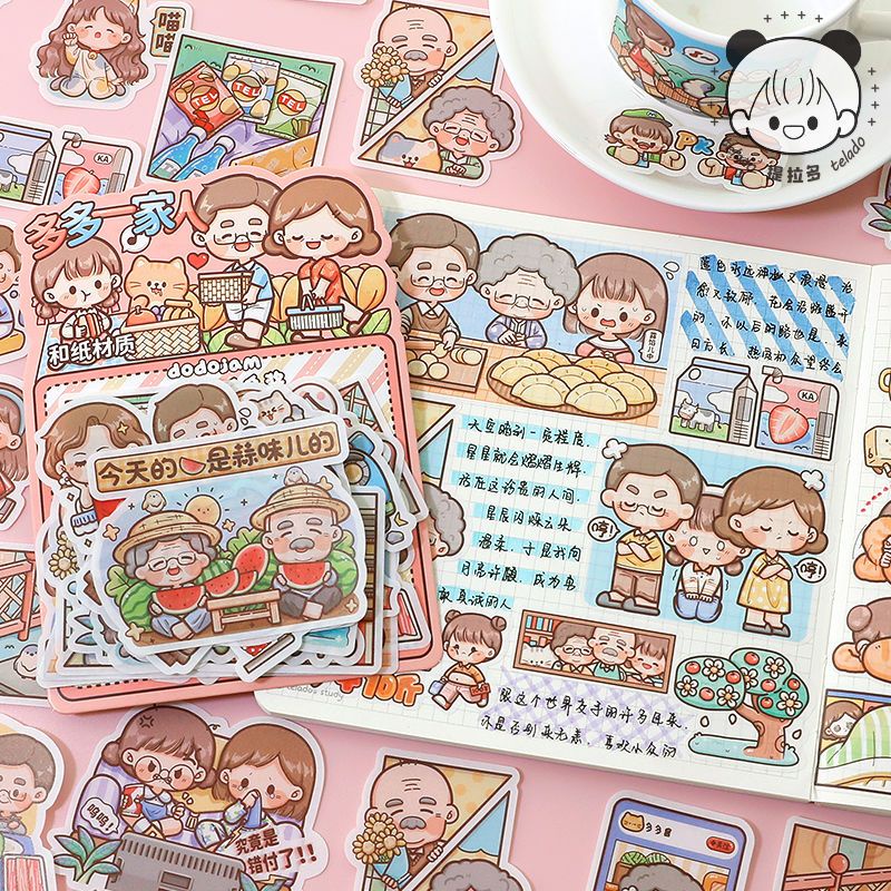 [Ready Stock] Tirado More Family Sticker Pack Particle Pack Cute ...