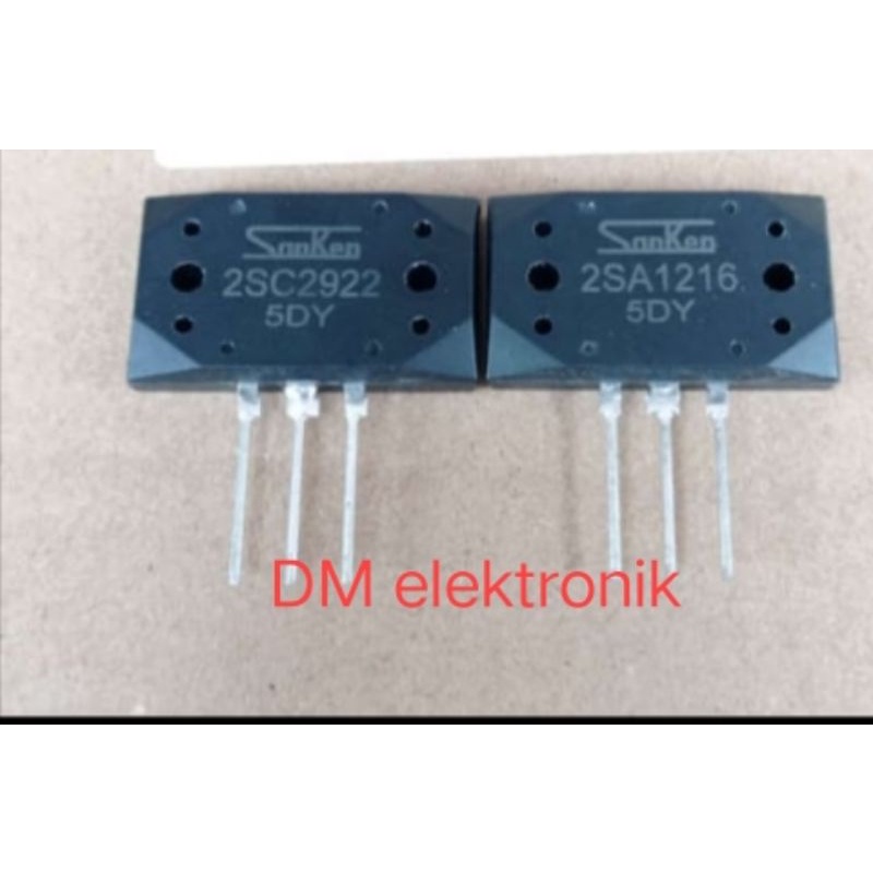 Sanken 2sa1216 2sc2922 5dy rrt transistor | Shopee Philippines