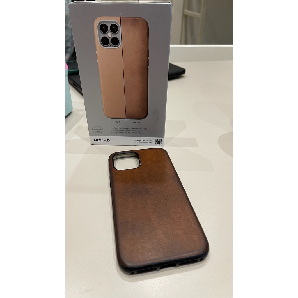 Iphone 12 Pro Max Case Nomad Rugger Natural Leather Original Leather | Shopee Philippines