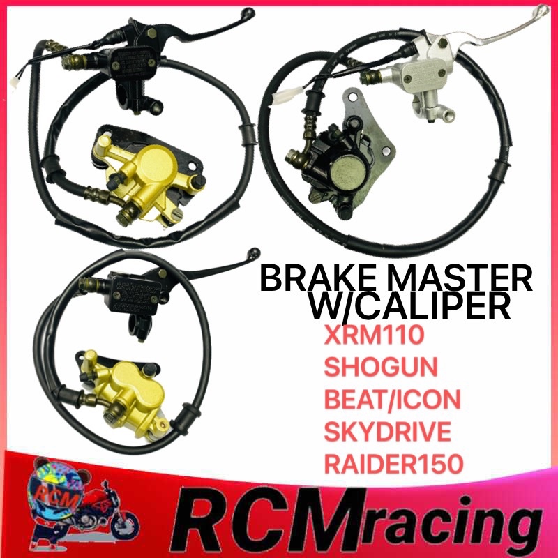 BRAKE MASTER CALIPER SET For XRM110 XRM125 SHOGUN 125 BEAT/ICON ...