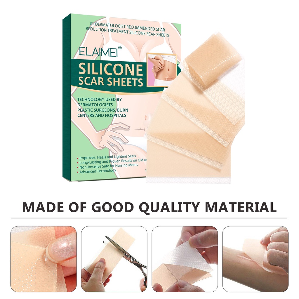 [READY STOCK] 4pcs Silicone Scar Sheets for Healing Cesarean Section ...