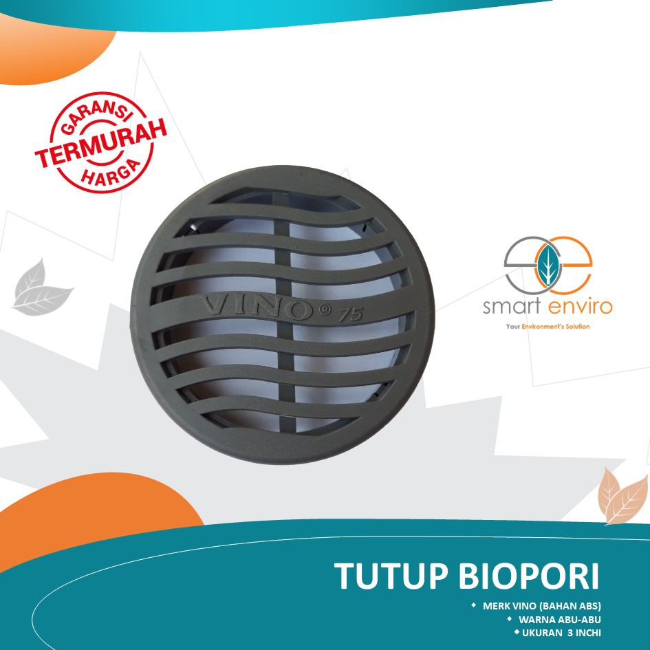 Biopori Pipe Cap 3 inch PVC - Dop - Avur - Skimmer Koi Pond - Filter ...