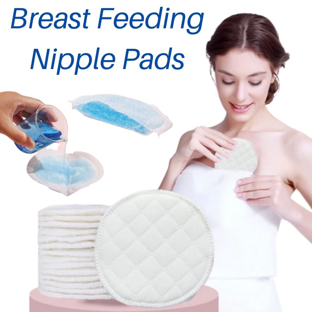 MnKC Breast Feeding Nipple Pads Washable Nursing Pad Soft Absorbent ...