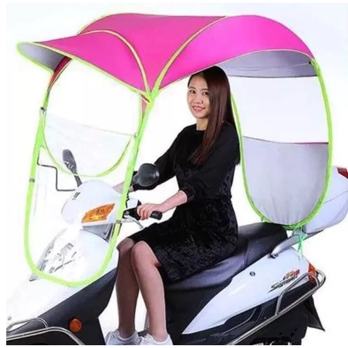 Electric bicycle windshield awning awning canopy windproof, rainproof ...