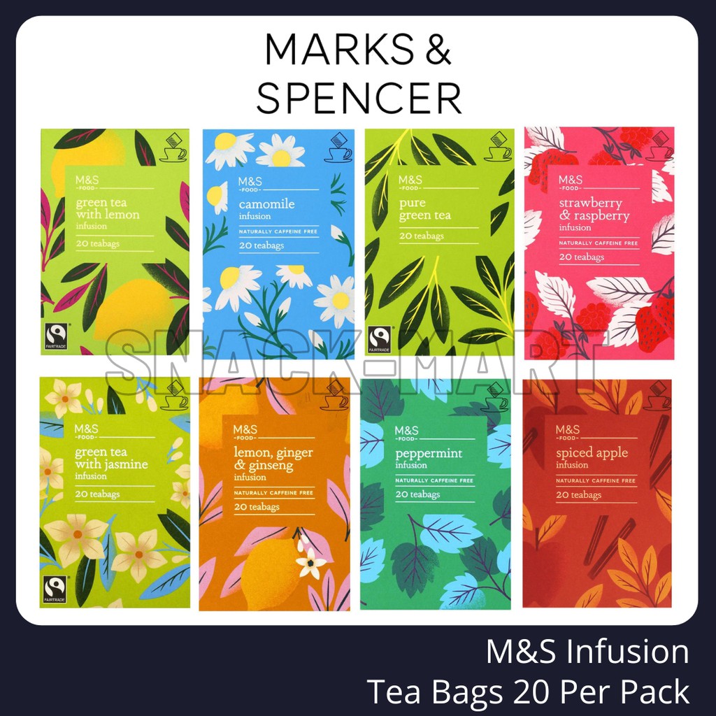 M&S Marks & Spencer Caffeine Free Infusion / Teabags | Shopee Philippines