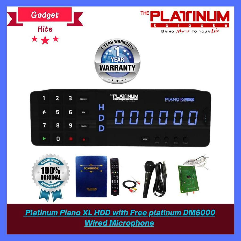 Platinum Piano XL HDD with Free platinum DM6000 Wired Microphone ...