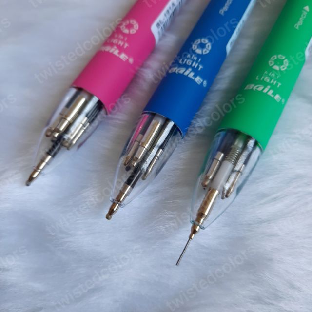 6 In 1 Multi Pen - 5 Ink Ballpen & Mechanical Pencil Multipen | Shopee ...