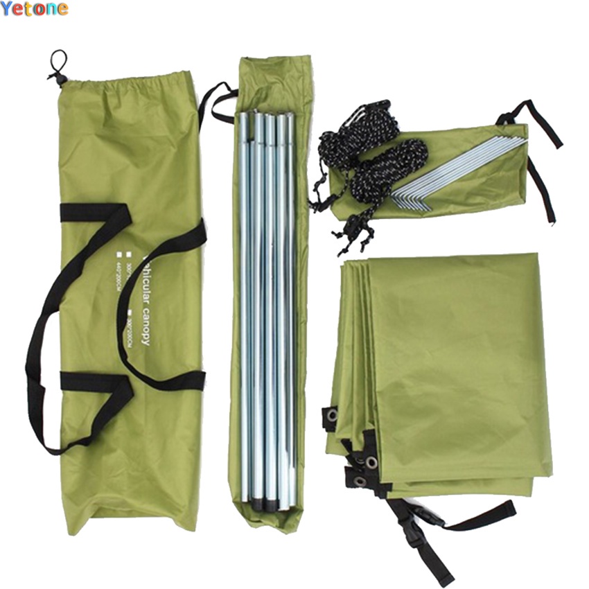 Car Shelter Shade Camping Side Car Roof Top Tent Awning Waterproof UV Portable Camping Tent ...