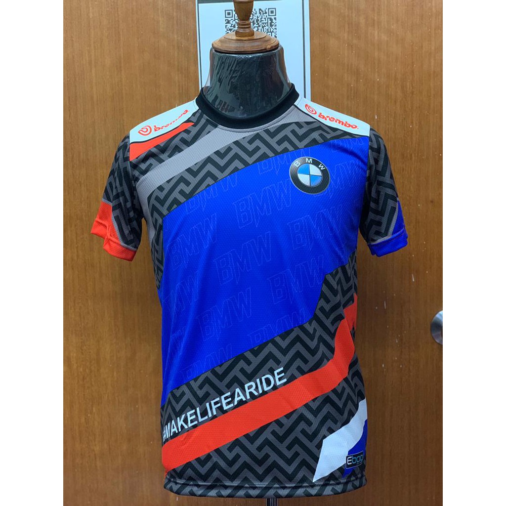 [Ready Stock] Tshirt BMW Brembo Sublimation / Shirt BMW Microfiber Eboq ...