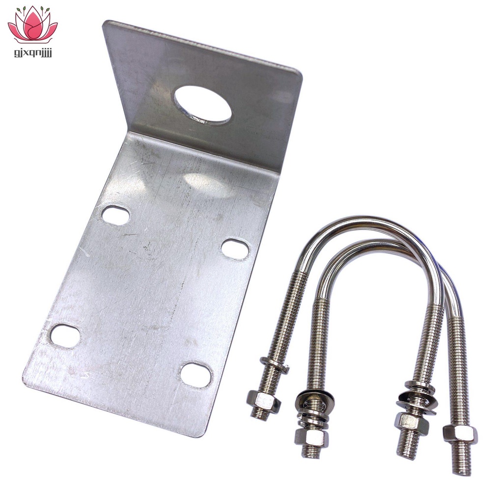 Stainless Steel Antenna Mount Bracket with U Style Bolts for Ham UHF ...