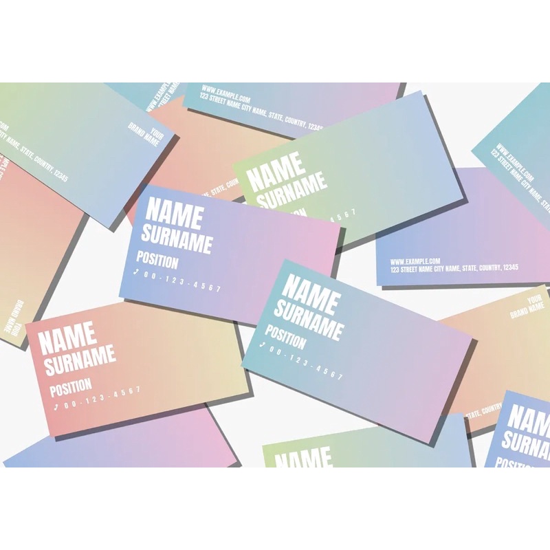 Calling Card 100pcs (Customized) | Shopee Philippines
