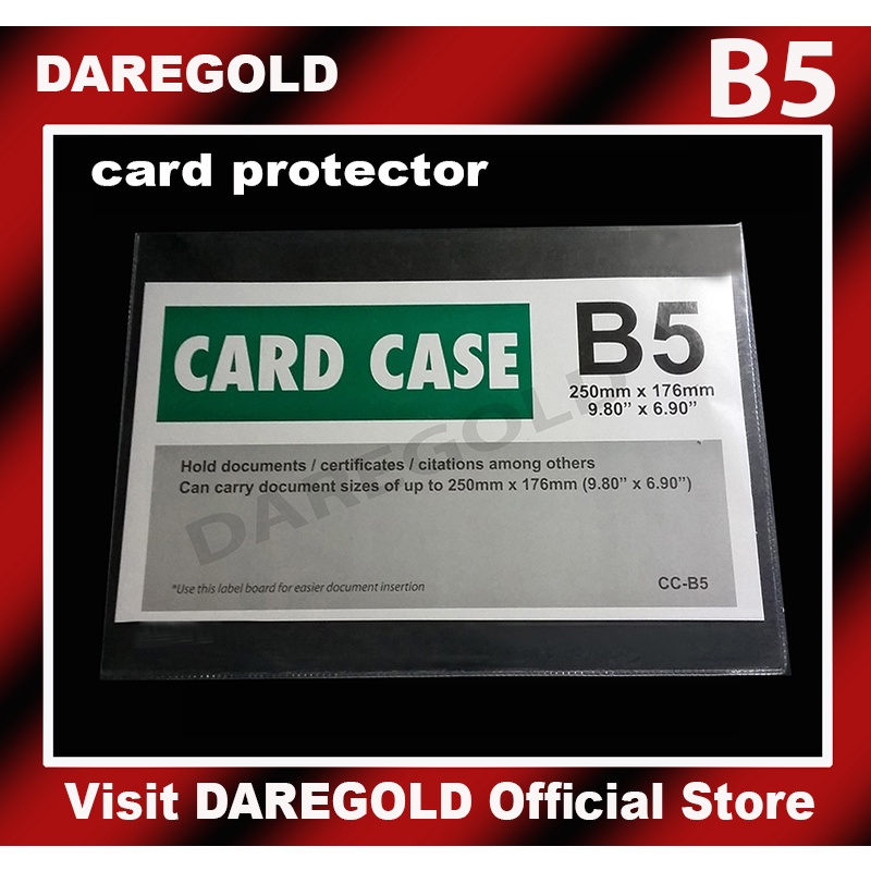 B5 CARD CASE - 15 cm X 21.5 cm . | Shopee Philippines