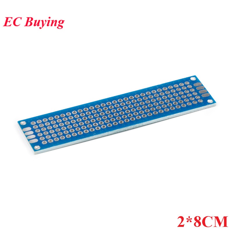 Double Sided Protoboard Breadboard Universal PCB Circuit Board Blue 2 ...