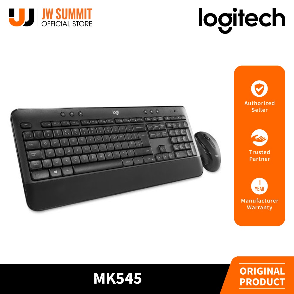 Logitech Mk545 Wireless K545 Keyboard And M510 Mouse Combo Shopee Philippines