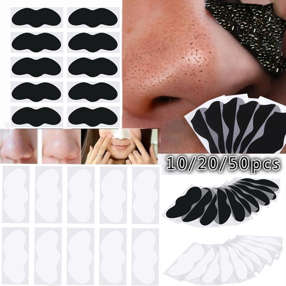 50pcs Deep Cleansing Nose Strips Blackhead Remover Nasal Spot Facial