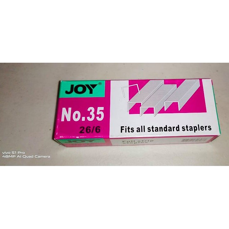 JOY No.35 staples , Fits all standard No. 35 staplers, Full strip ...