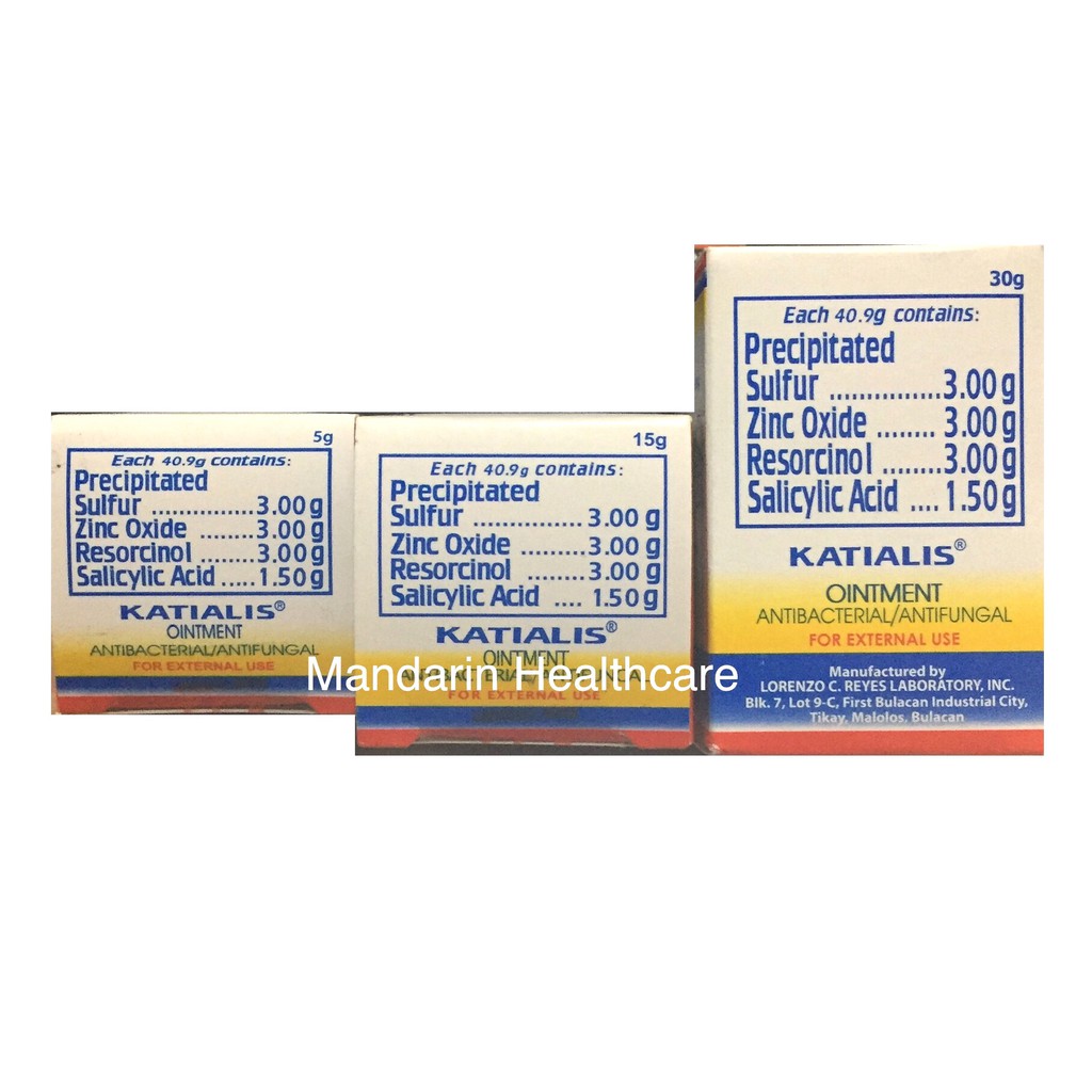 Katialis Ointment Antibacterial Antifungal (Mandarin Healthcare ...