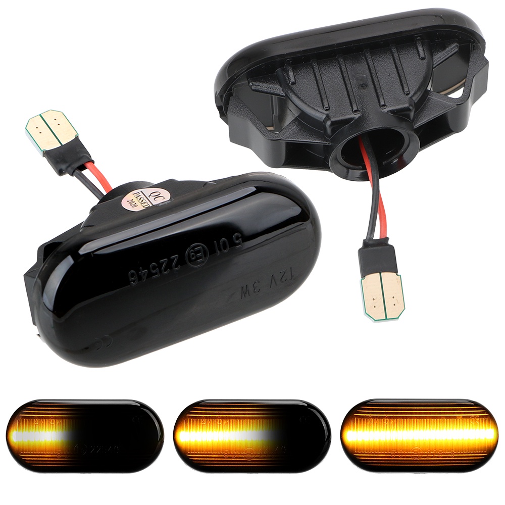 LED Car Dynamic Side Marker Turn Signal Light For Nissan Qashqai Navara ...