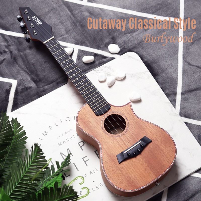 (Newly available) in three colors 23-inch concert Ukulele Ogman Rose ...