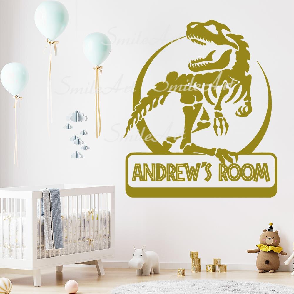 Hot Custom Jurassic World Wall Art Decal Wall Stickers Pvc Material For ...