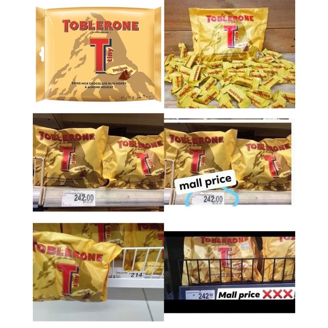 [ FREE SHIPPING ] AUTHENTIC TOBLERONE MINIS TINY 200g (25pcs inside ...