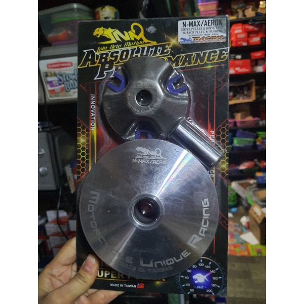 JNM DRIVE PULLEY & DRIVE FACE w/ BACK PLATE & BUSHINGfor NMAX & AEROX ...