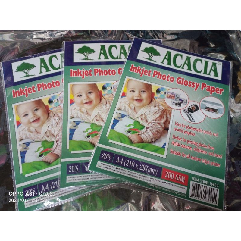 ACACIA Glossy PHOTO PAPER | Shopee Philippines