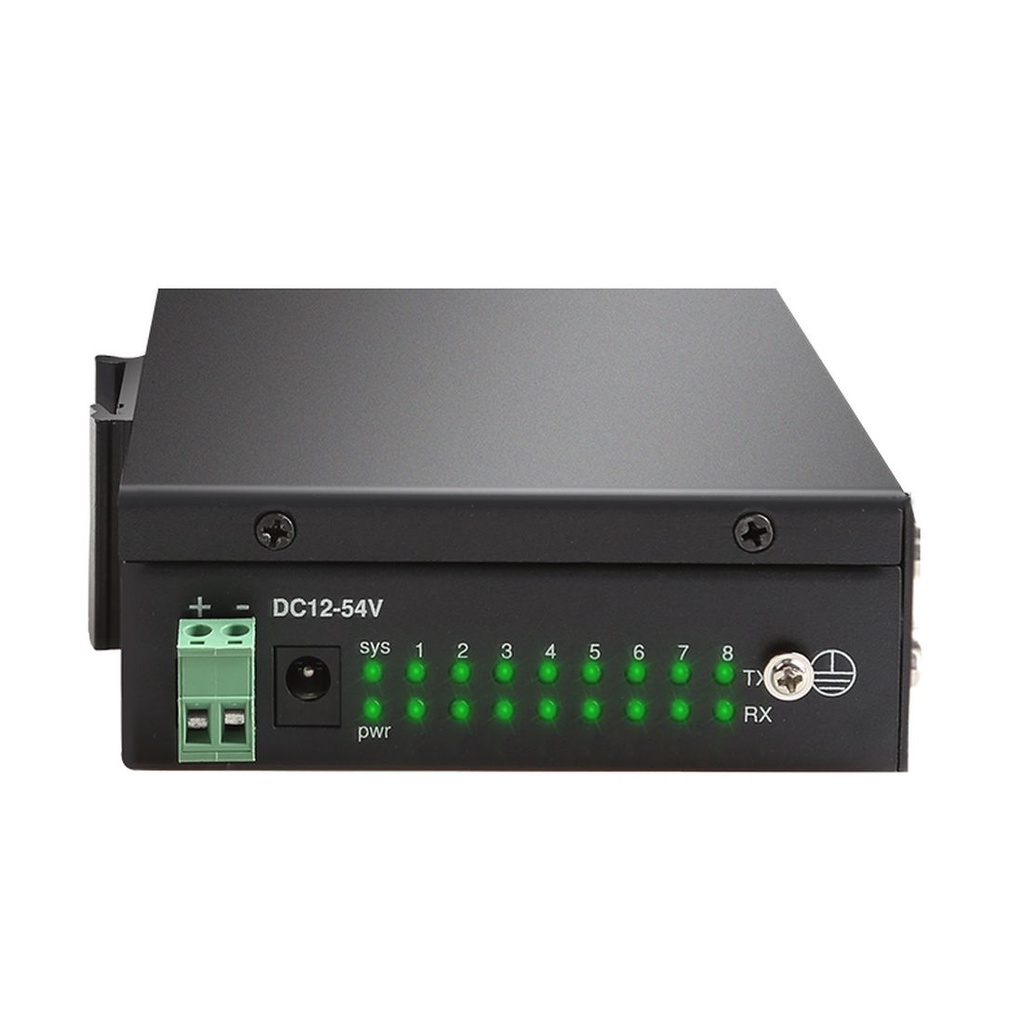 DIEWU 8 ports RS232 RS485 RS422 to Ethernet TCP/IP Converter Multiple Serial Device Server ...