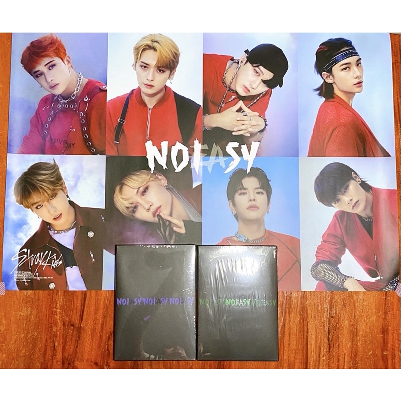 [ON HAND] SEALED STRAY KIDS NO EASY STANDARD VER. With Poster and ...