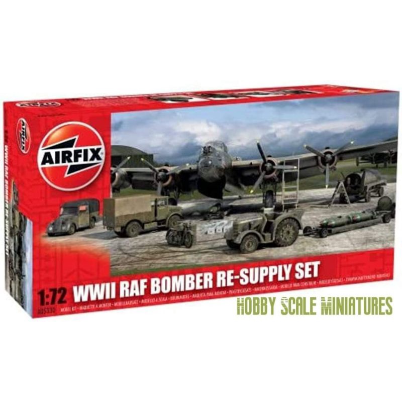 AIRFIX WWII RAF Bomber Re-Supply Set Bedford MWC/D, Standard Tilly, BSA ...