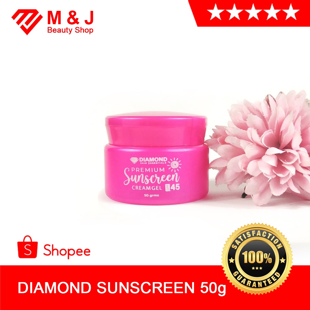 Diamond Premium Sunscreen 50g | Shopee Philippines