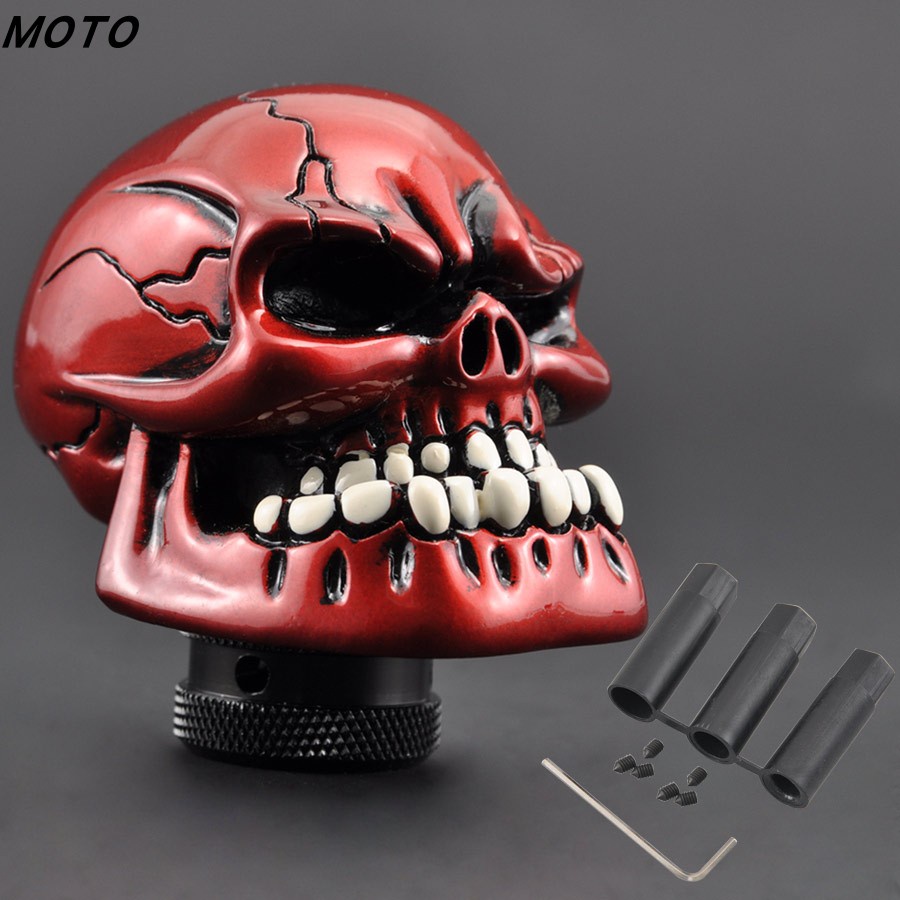 Car Modified Skull Interior Decoration Gear Head Ghost Lever Suitable ...