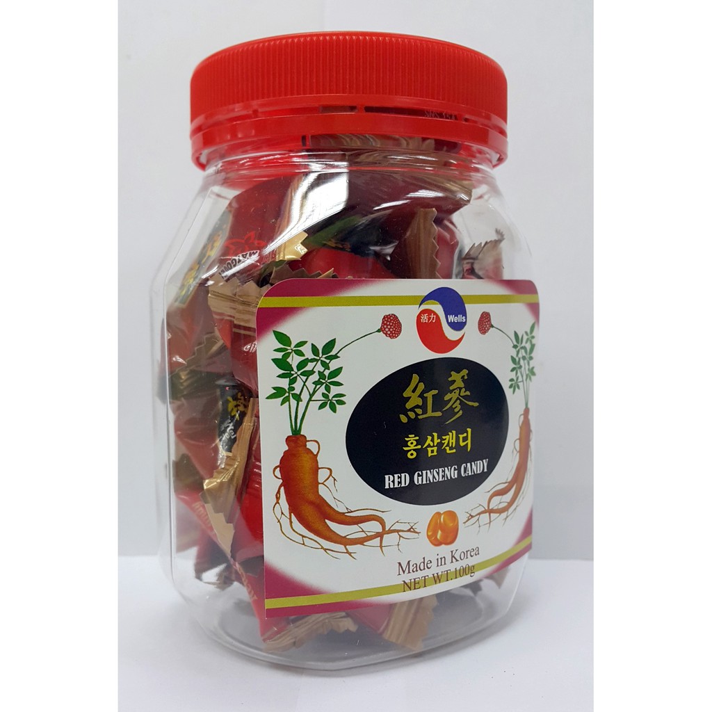 WELLS RED GINSENG CANDY 100G | Shopee Philippines