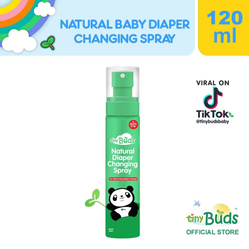 Tiny Buds Quick & Easy Natural Diaper Changing Spray (120ml) | Shopee ...